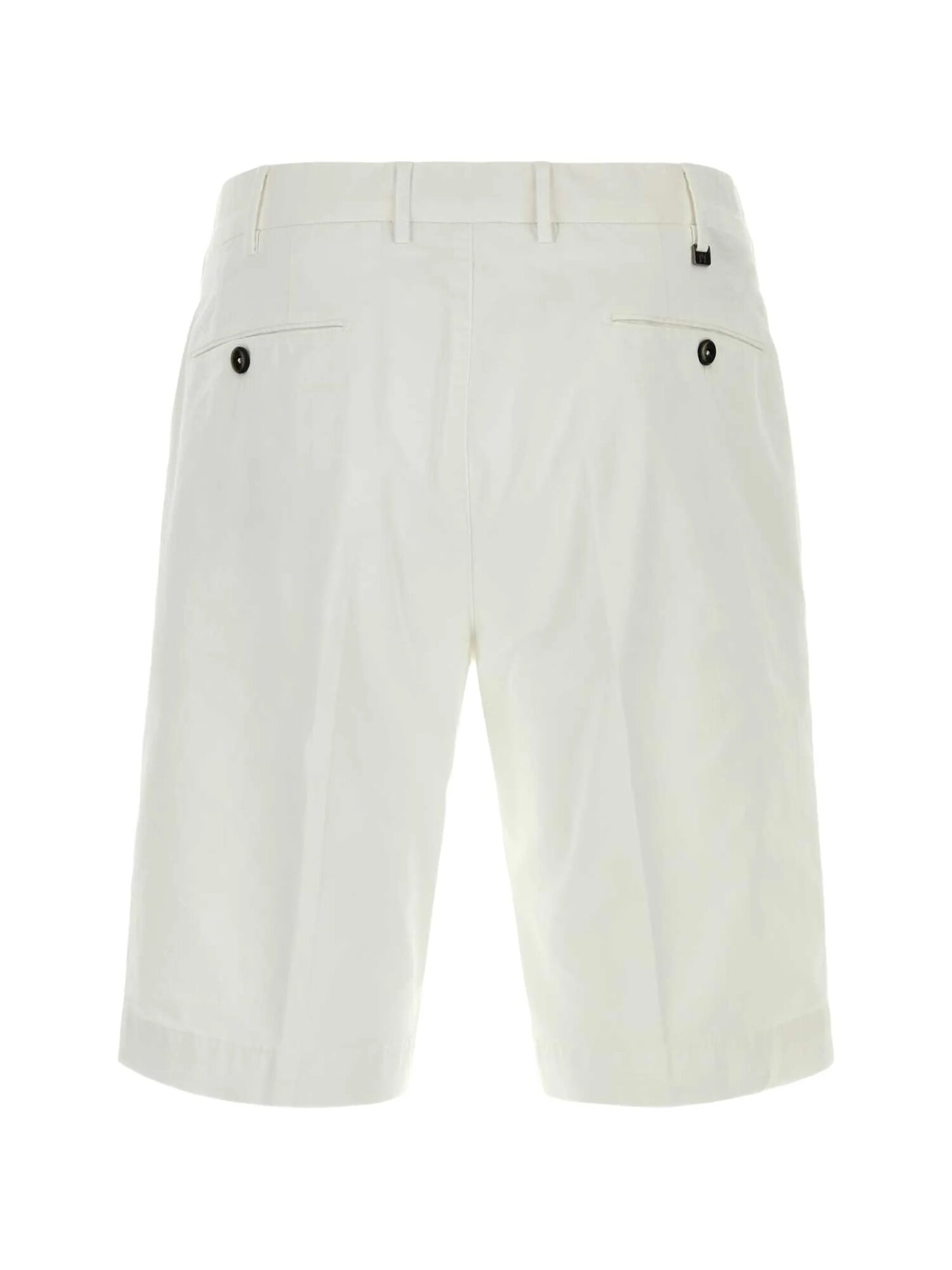 Шорты PT Torino Pressed-crease shorts, размер 54, бежевый/белый — фото 1