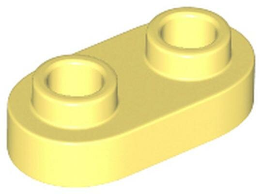 Деталь Lego 35480 Plate, Round 1 x 2 with Open Studs