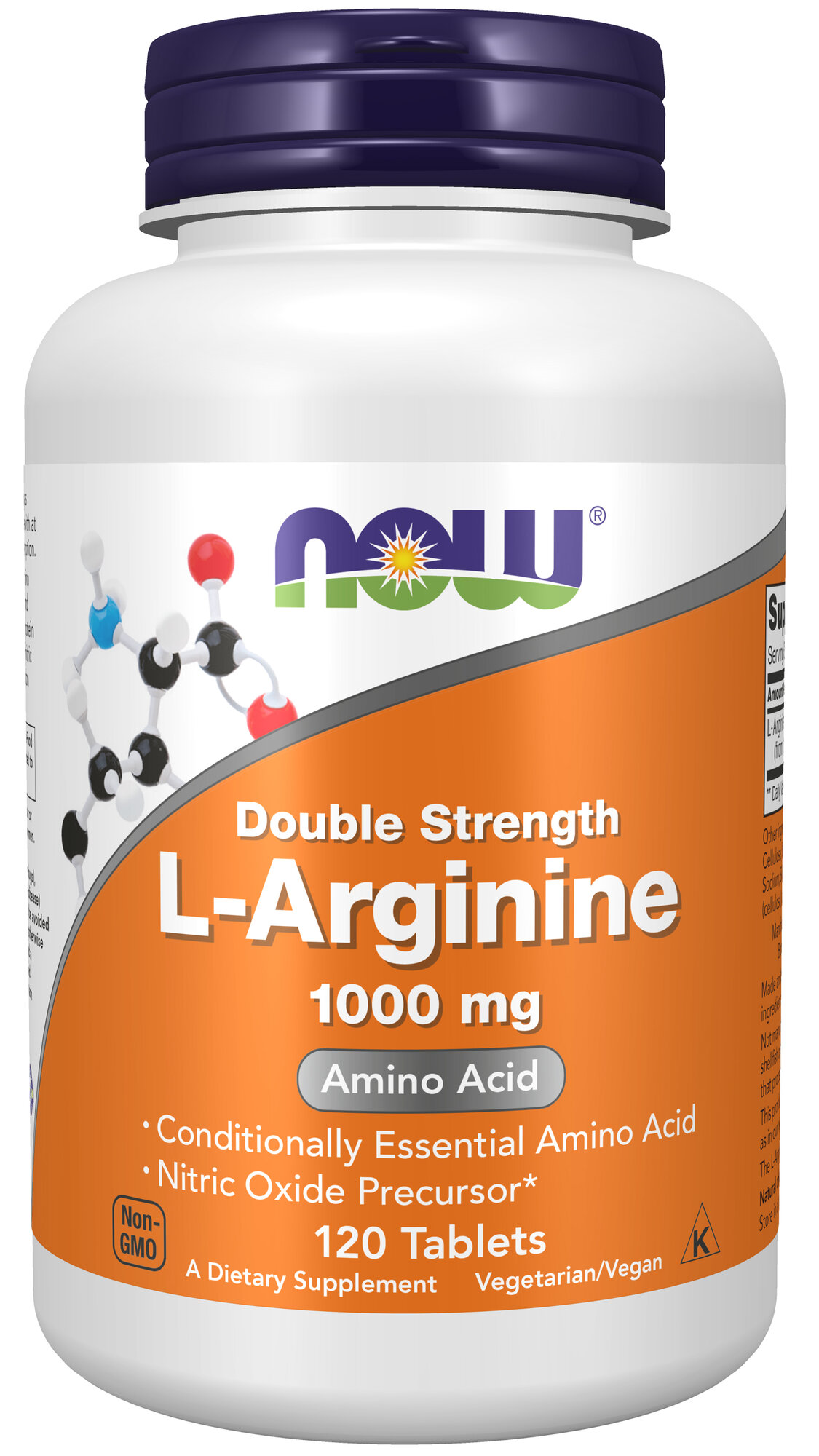 Аргинин NOW L-Arginine, аминокислоты, для мышц, для похудения, 1000мг, 120шт