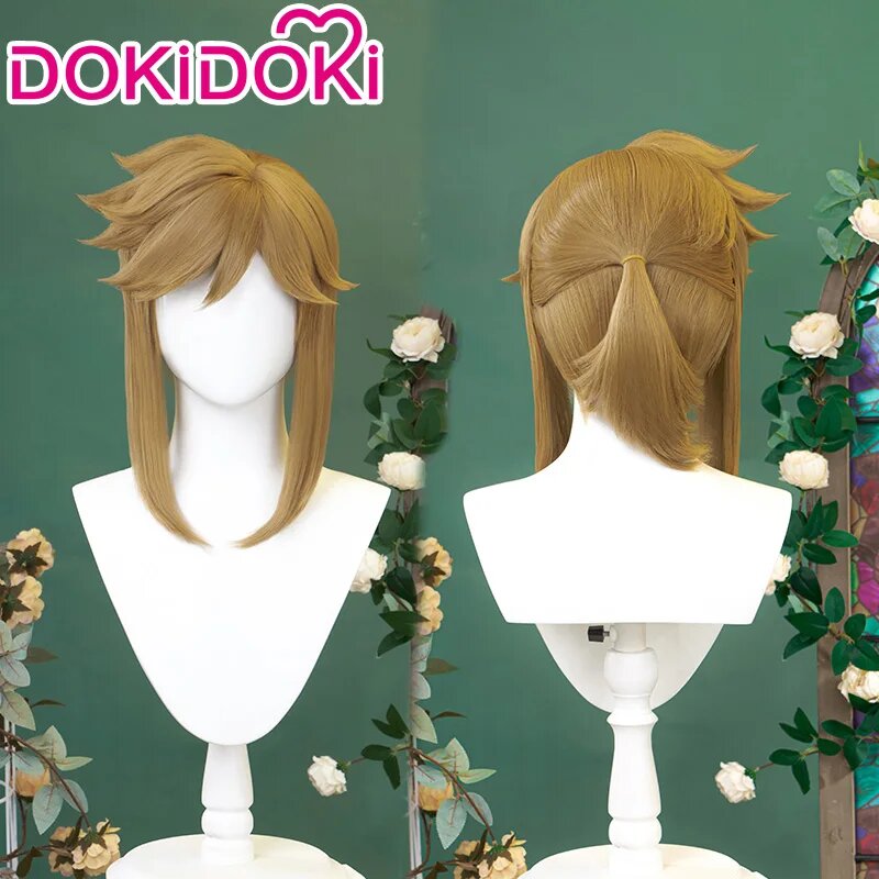 Парик косплея Link DokiDoki, цвет Hairtie Version