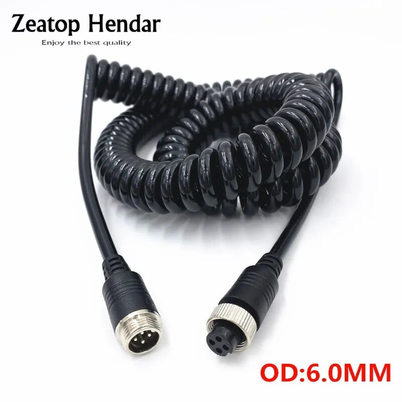 Zeatop Hendar 4PIN Spring Cable 6.0 мм 5M