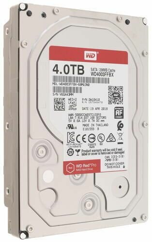 3.5" 4 ТБ Жесткий диск WD Red Pro (WD4003FFBX)