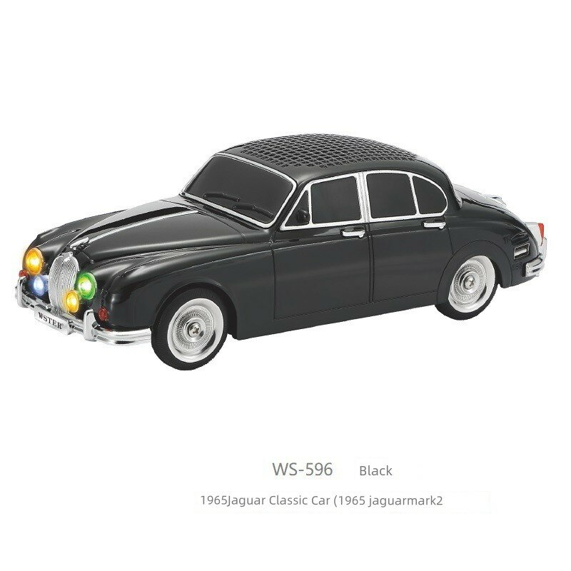 Беспроводная колонка-сабвуфер WS596 в виде классической модели автомобиля Jaguar, портативная, разноцветная, с