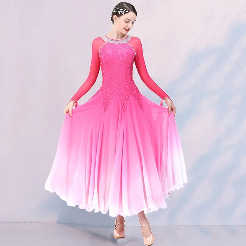 Розовое бальное платье из спандекса, XL, rose red