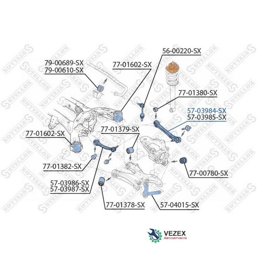 STELLOX 57-03984-SX Рычаг подвески