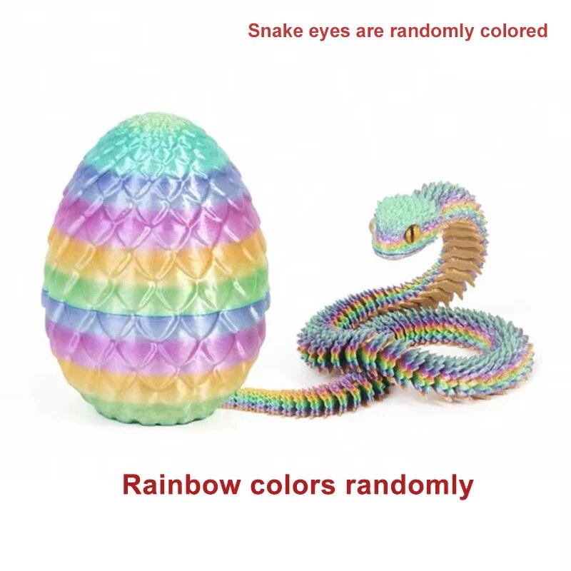 Змеиное яйцо с радужной змеей, Rainbow Random