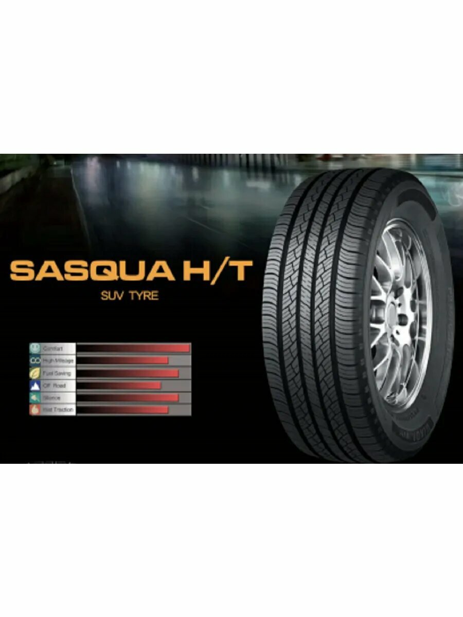 Шины летние R17 265 65 112 H автомобильная летняя резина шина Boto модель SASQUA H|T