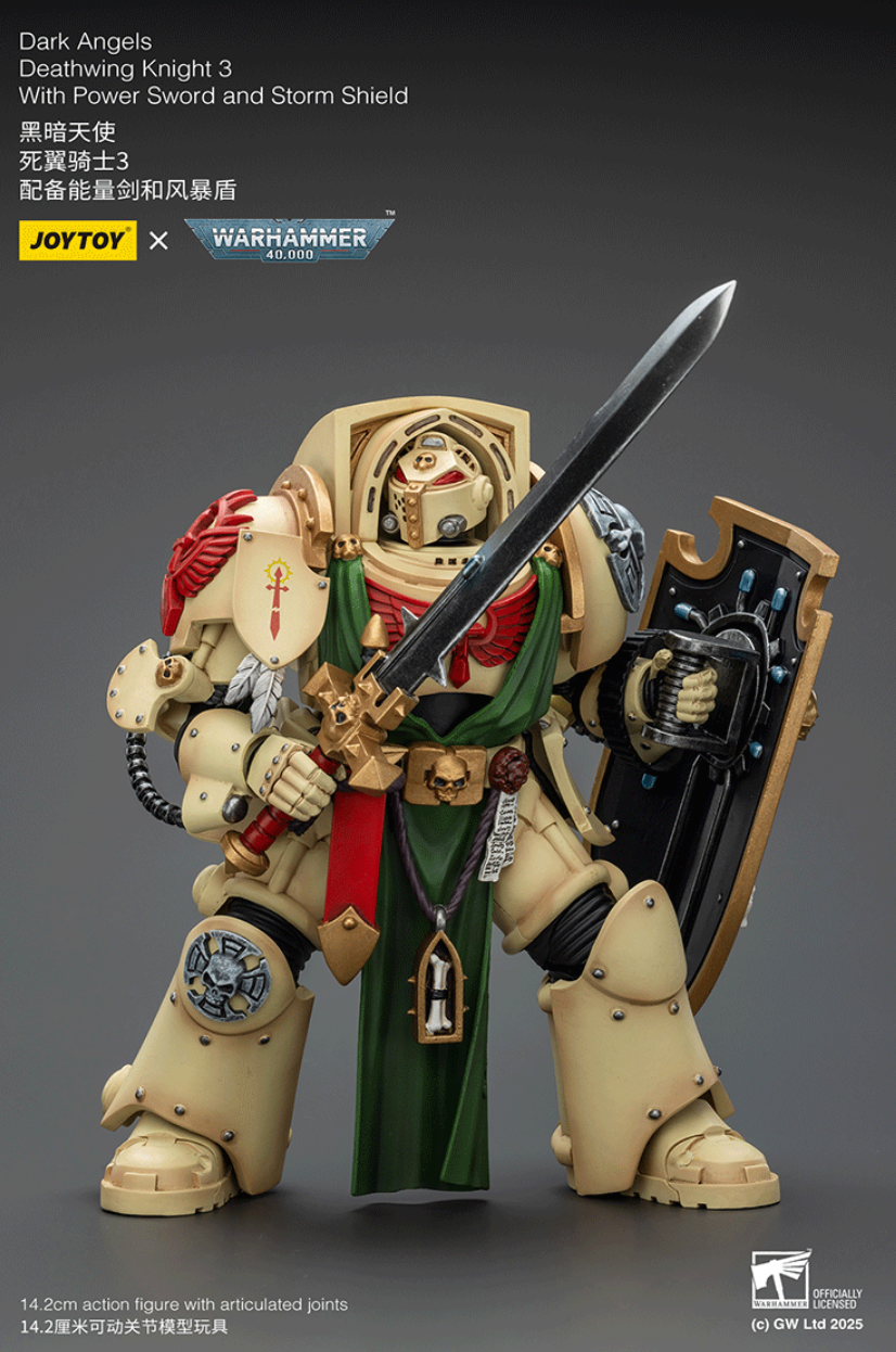 Фигурка JoyToy Warhammer 40000 Dark Angel Deathwing Knight 3 Equipped with the Energy Sword