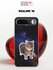 Силиконовый чехол на Realme 16 / Реалми 16 с принтом Космический котик