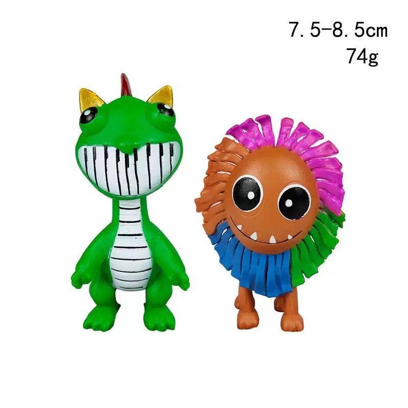 Коллекционная фигурка PPO Blind PY4 Piano Dragon Blind Box: резиновая кукла-человек, Поппи, Кошмарный Лев, фигурка
