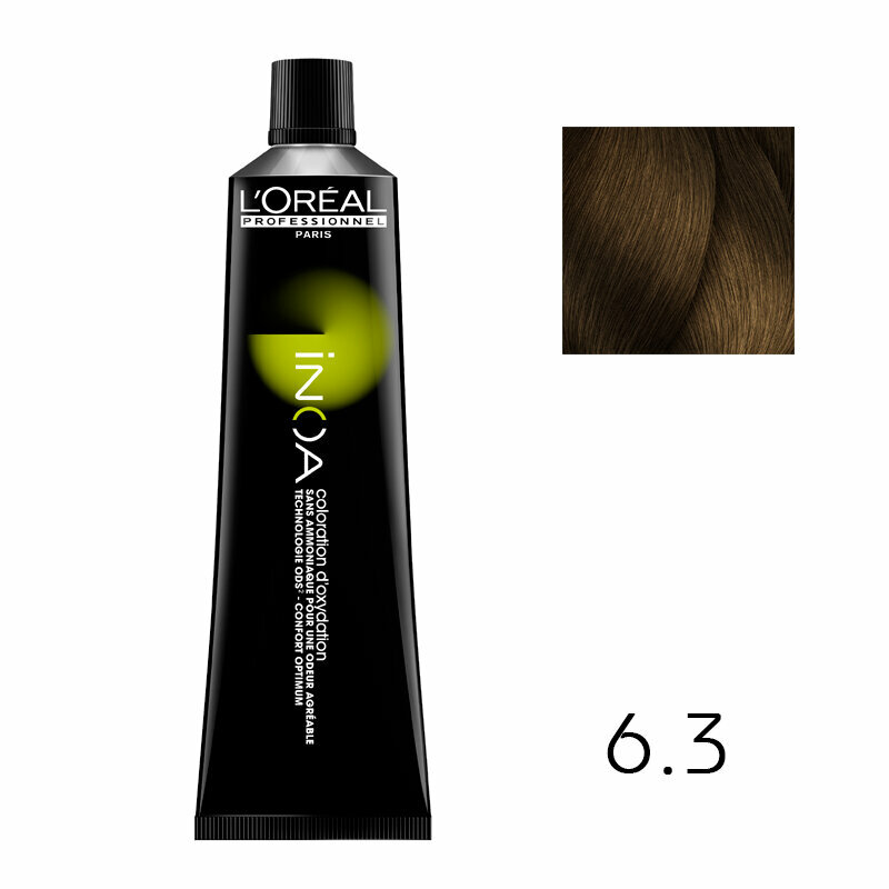 L'Oreal Professionnel Inoa 6.3 Fundamental 60GRM V049 Краска Франция 60 гр