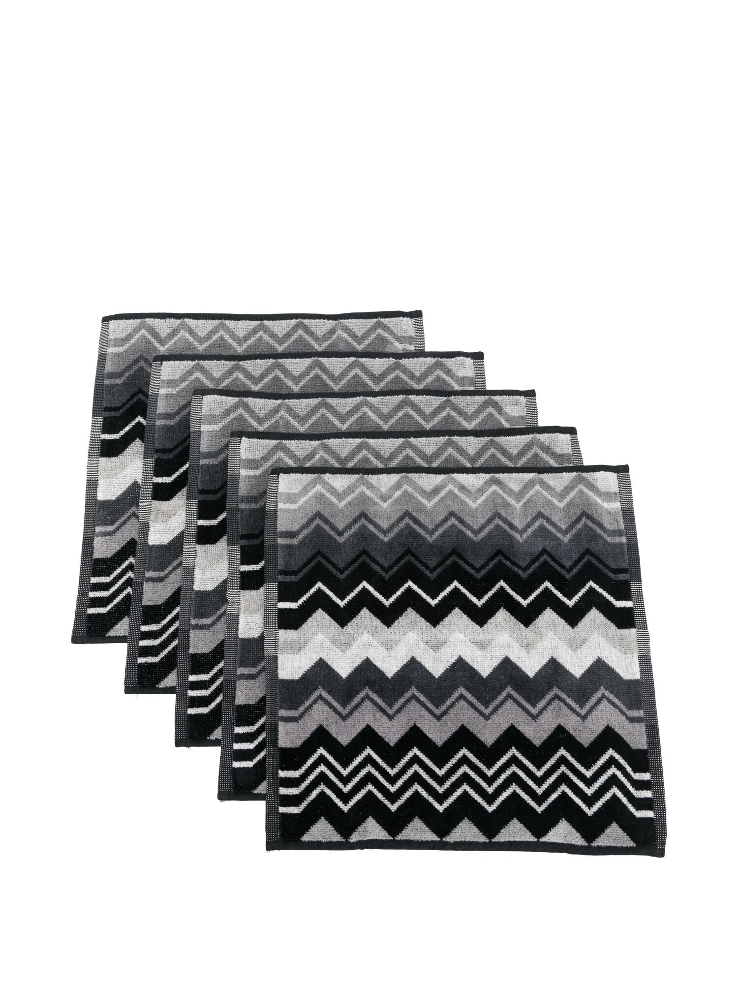 Халат Giacomo zigzag-pattern face towels (set of six)