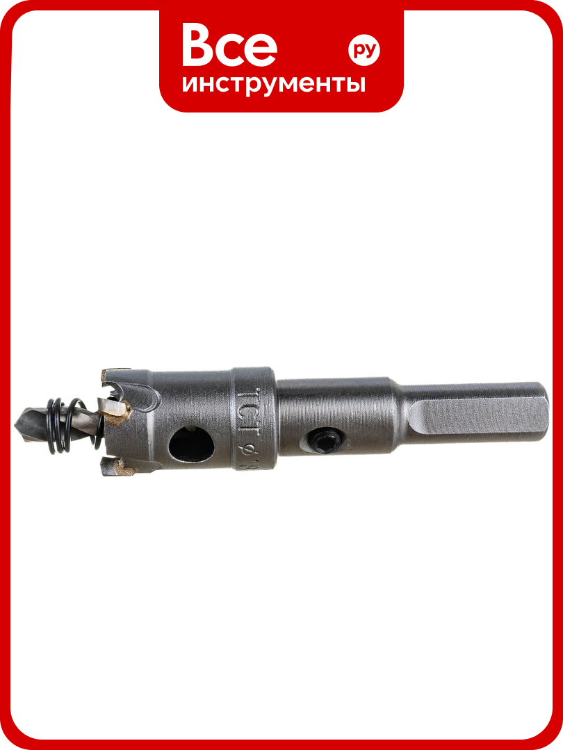 Коронка кольцевая в сборе по металлу NOVOCRAFT HSM657087018, из металла, в комплекте центровочное сверло и держатель