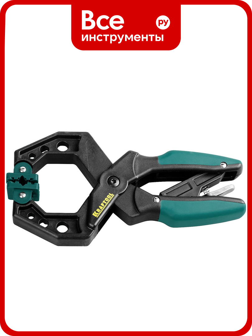 Зажимная струбцина KRAFTOOL RC-6 55х60 мм 32224-05 прочной конструкции