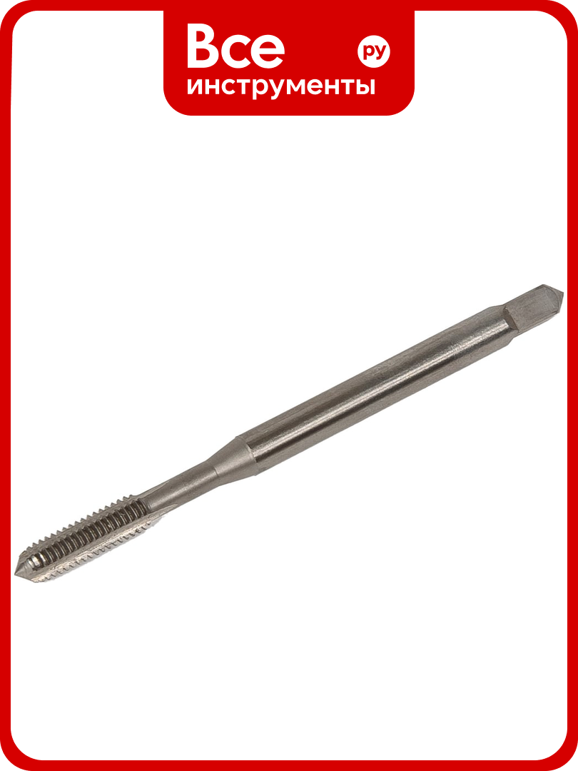 Машинный метчик DIN 371, HSS M 4х0,7 мм Bucovice Tools 101040 для глухого отверстия