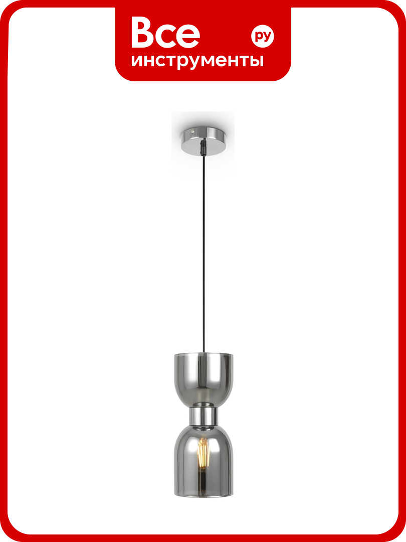 Подвесной светильник Freya savia 1хe27x60w металл хром FR5203PL-01CH1