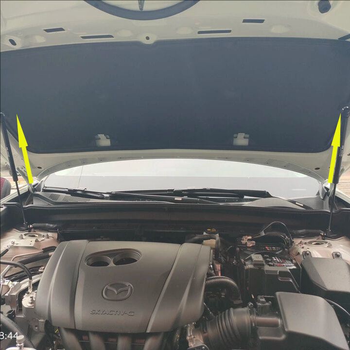 Газовые упоры капота для Mazda CX-30 (DM) 2019-2026 Амортизаторы Мазда СХ-30 2 шт