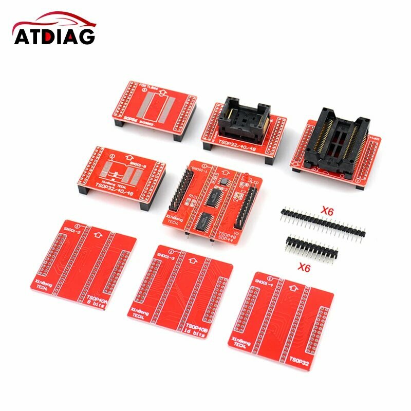 Программатор TSOP32, TSOP40, TSOP48, SOP44, SOP56 100%, для MiniPro TL866II Plus, TL866A, TL866CS, гнезда адаптеров оригинал