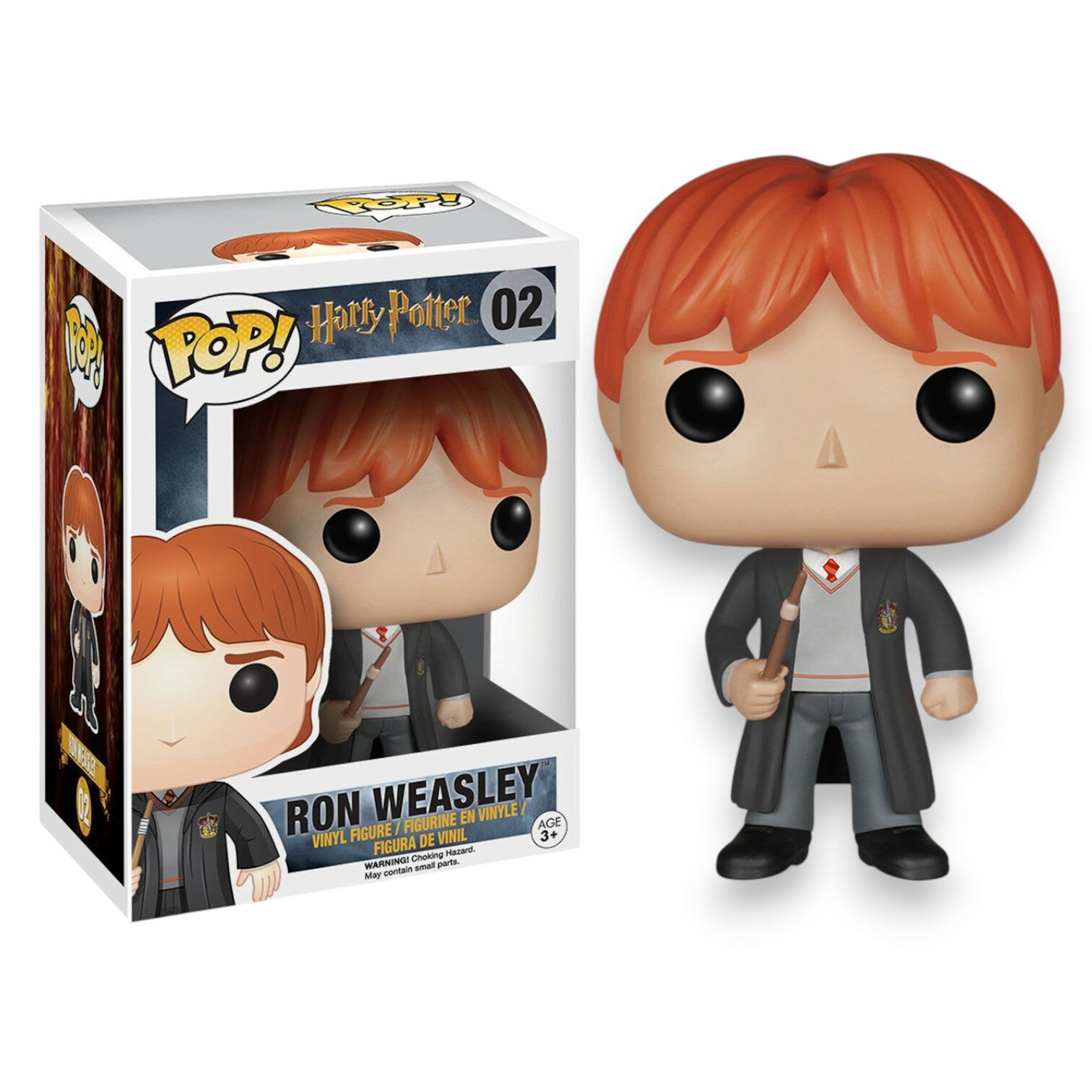 Фигурка Рон Уизли с палочкой "Гарри Поттер" от Funko POP! 02 коллекционная