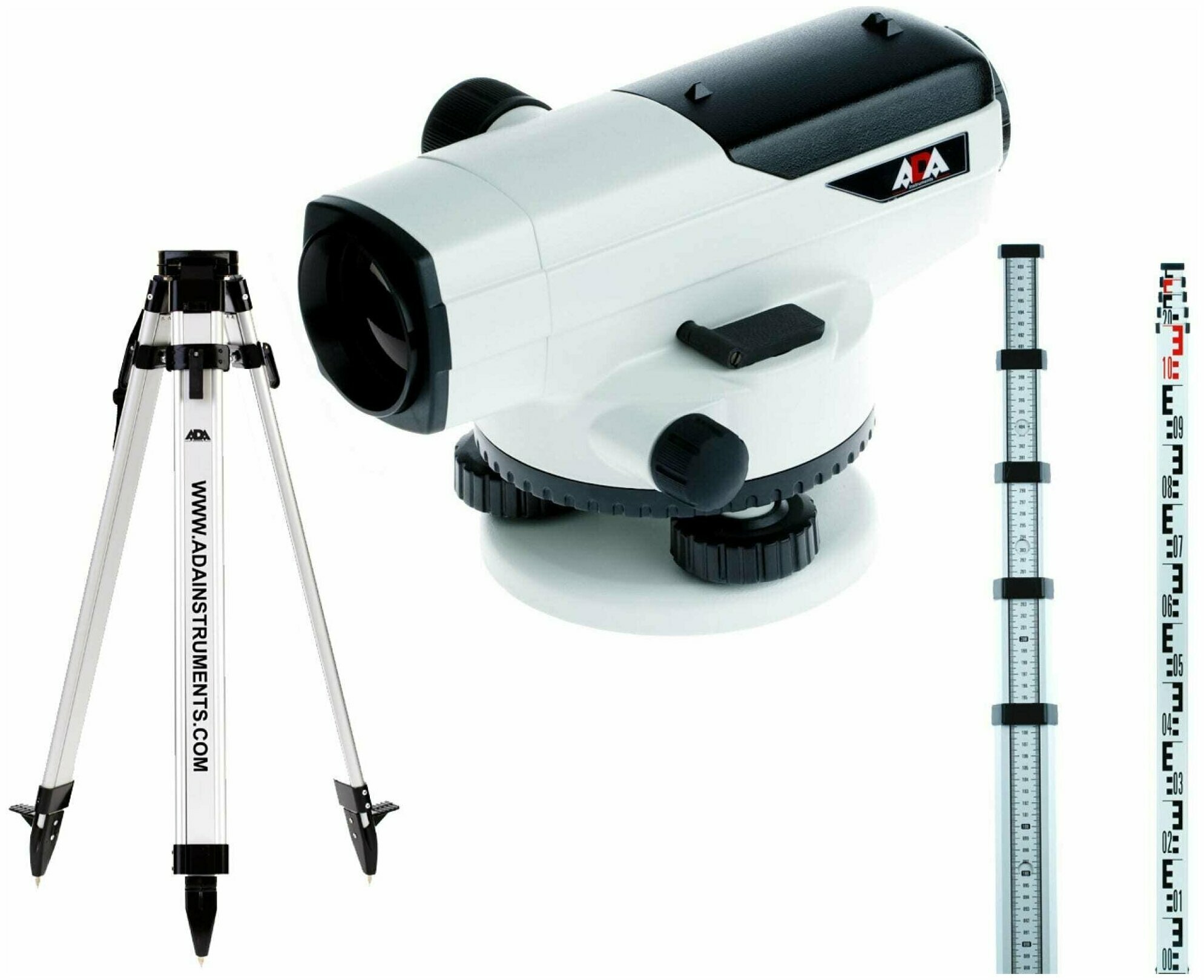 Нивелир оптический ADA PROF-X32 + Рейка STAFF 5 + Штатив Light А00119_К2