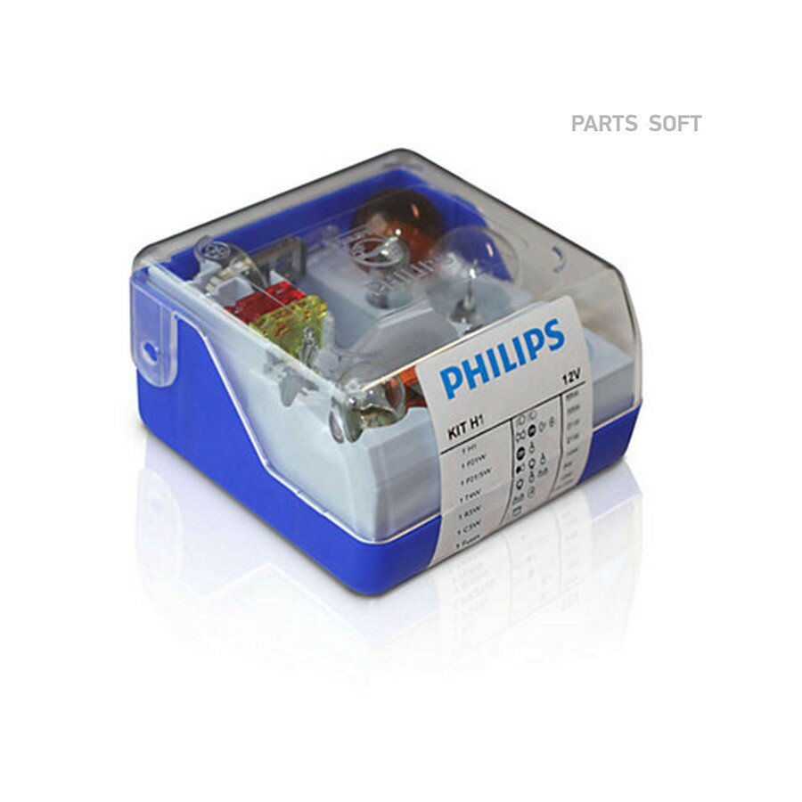 Р›Р°РРїР° PHILIPS РіР°Р»РѕРіРµРЅРѕРІР°СЏ H1 P14.5S 55W от официального дистрибьютора, PHILIPS, артикул 55008SKKM