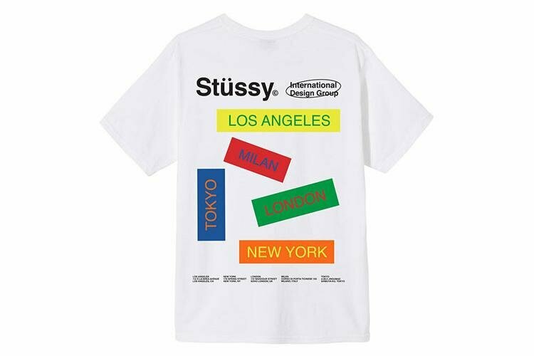 Футболка Stussy Crew Neck Moderate Straight Fit