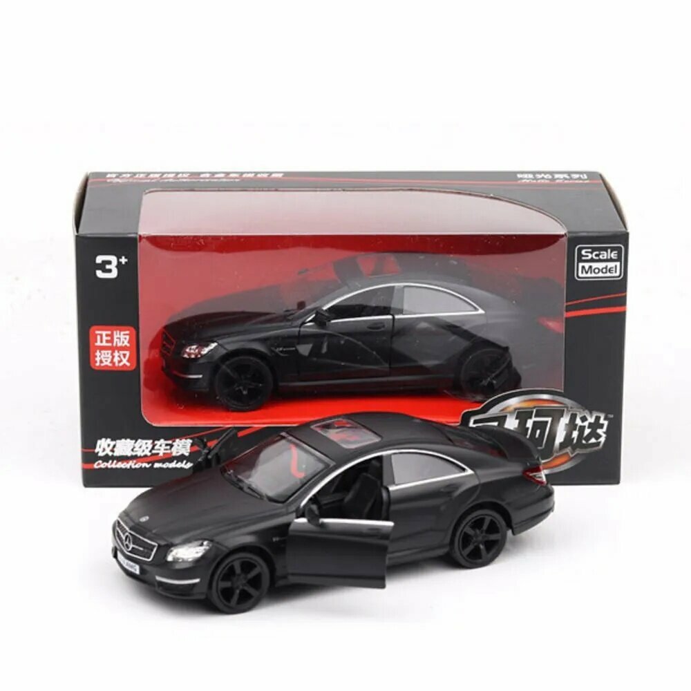 1:36 Mercedes Benz CLS C63 AMG Металлические модели автомобилей, игрушечные подарки для мальчиков, коллекция хобби