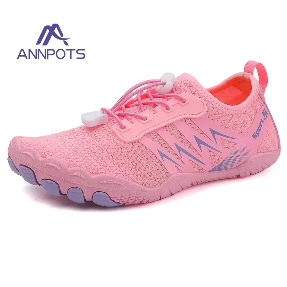 ANNPOTS Акваобувь, Розовый, Размер 35, X2-Pink
