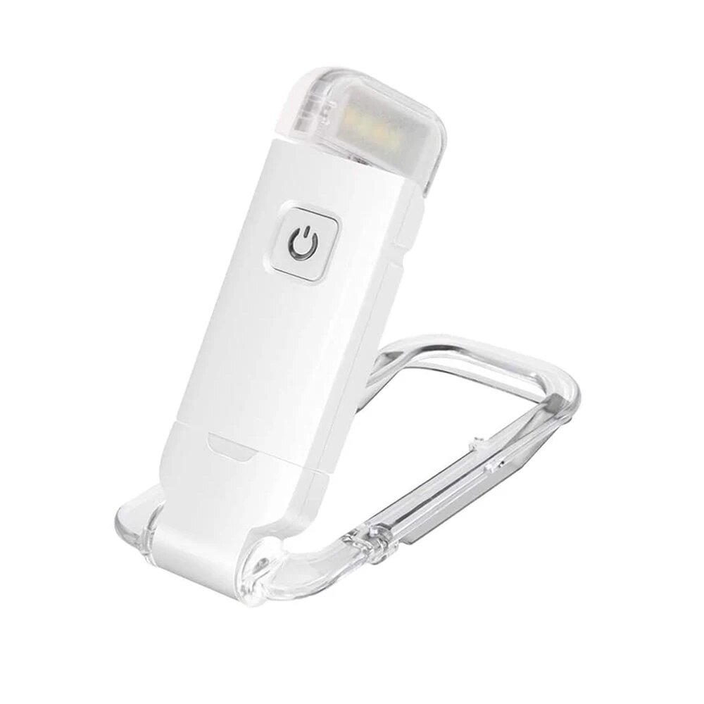 Новинка, регулируемая USB-лампа для чтения Белый, white 1 pack