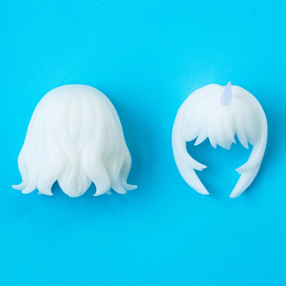 Кукла XiDonDon Meki, паричок белый, Only wig-B