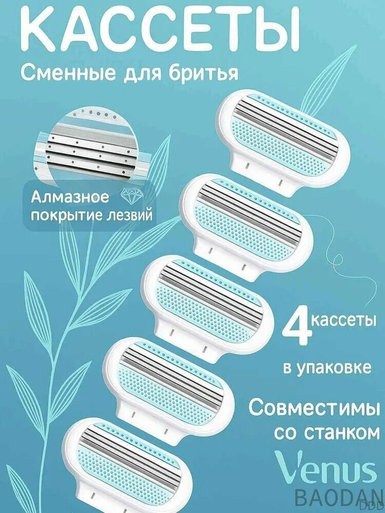 Сменные кассеты для женских бритв
