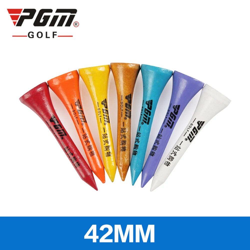 50 шт. деревянных гольф-тишек PGM QT003 42mm 50pcs