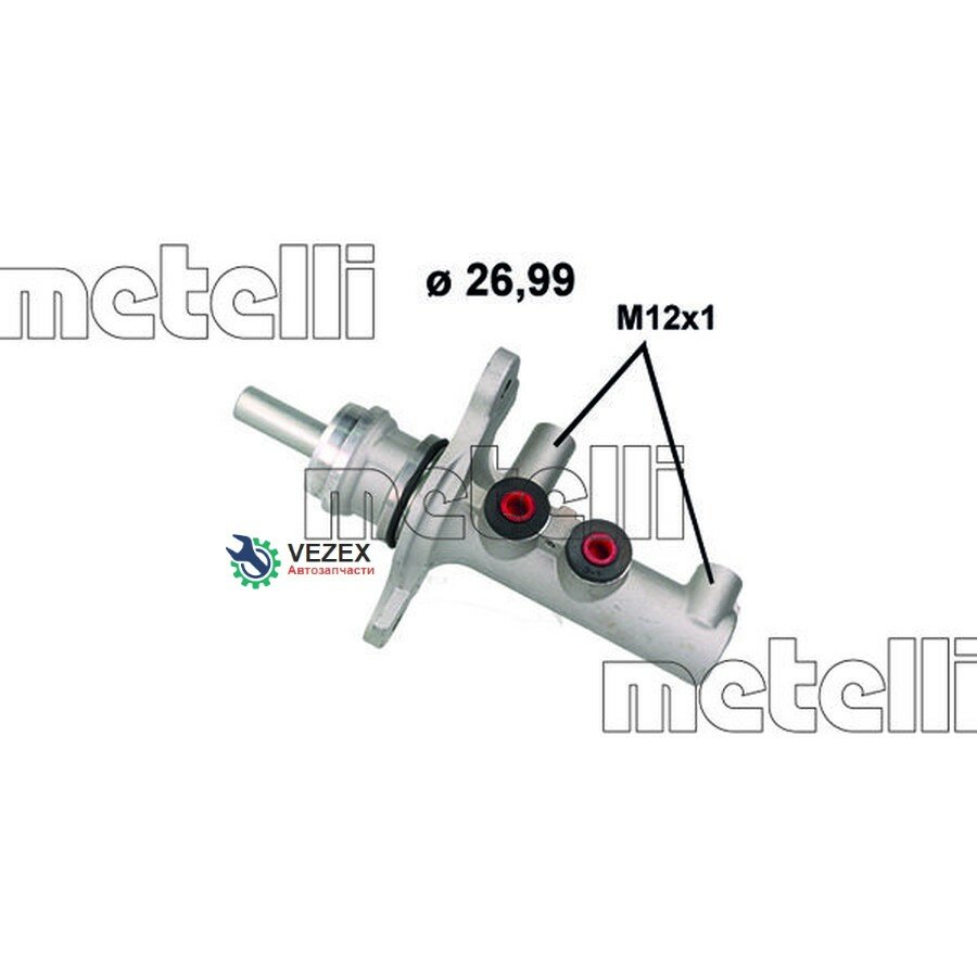 METELLI 05-1188 Цилиндр тормозной главный