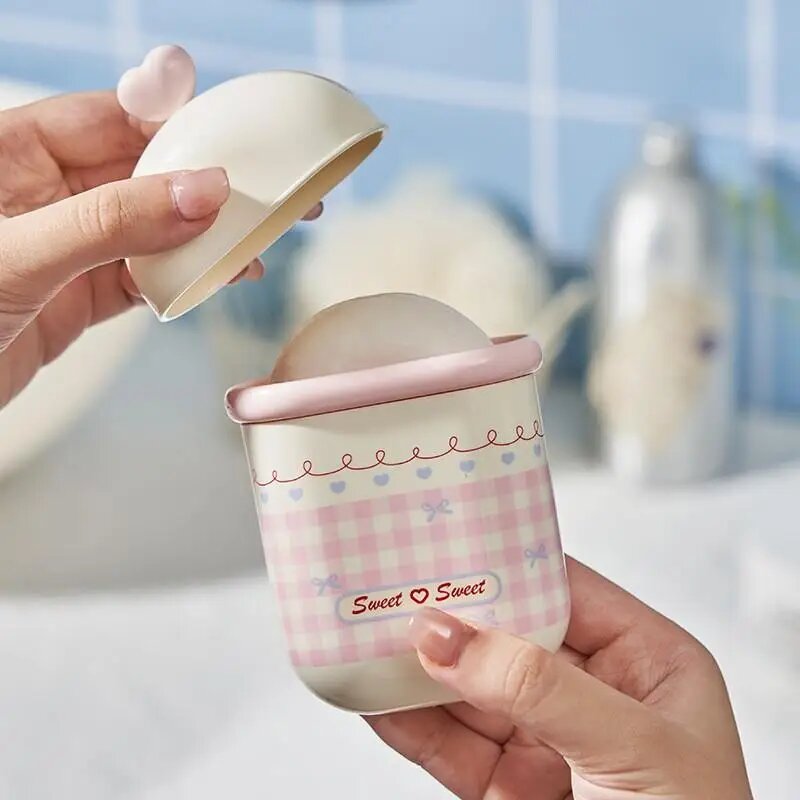 Мини-мыльница портативная Pink