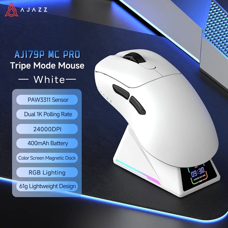 Игровая мышь AJAZZ AJ179P MC PRO White