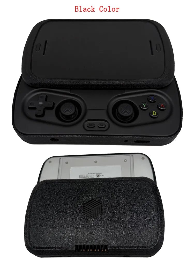 Для игровой консоли ANBERNIC RG Slide Защитная оболочка с 3D-принтом, гибкая латексная защитная крышка из ТПУ