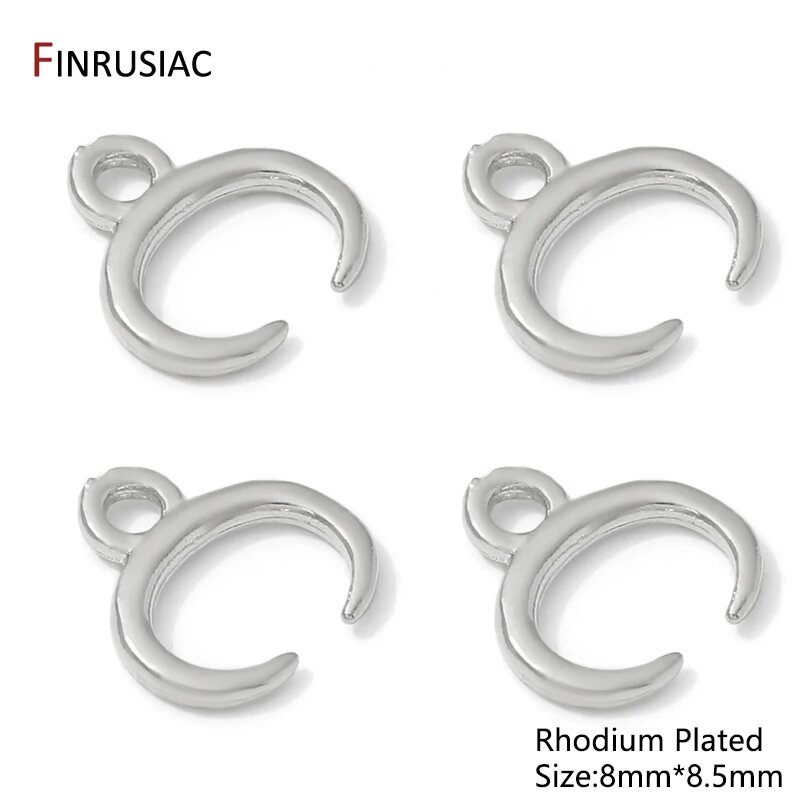 Подвески Лунницы FINRUSIAC латунь золото 14/18K 30 шт