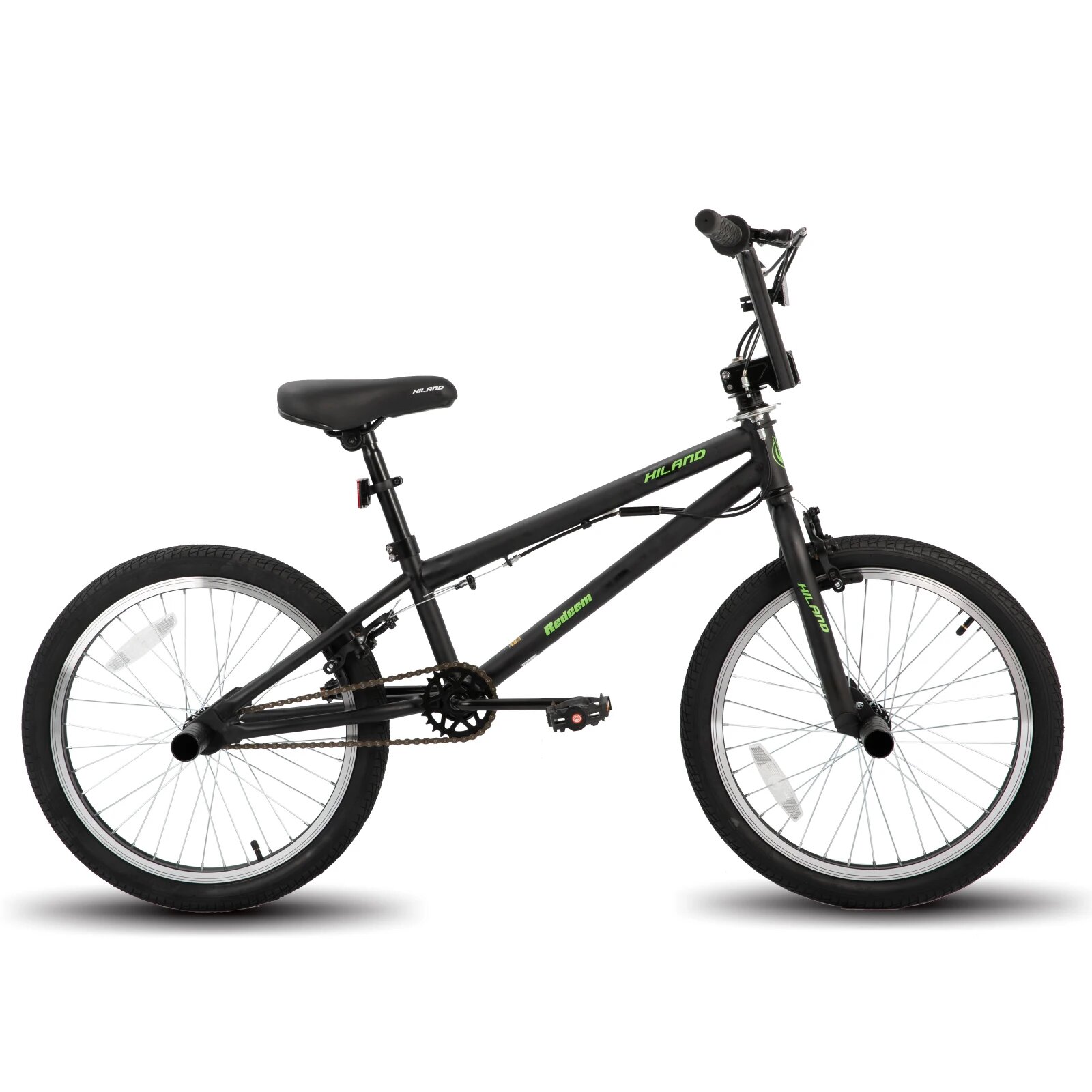 Велосипед Hiland 20 дюймовый Freestyle для детей BMX, для райдеров от начинающих до продвинутых с гироскопом 360 градусов и 4 пегсами, детские велосипеды