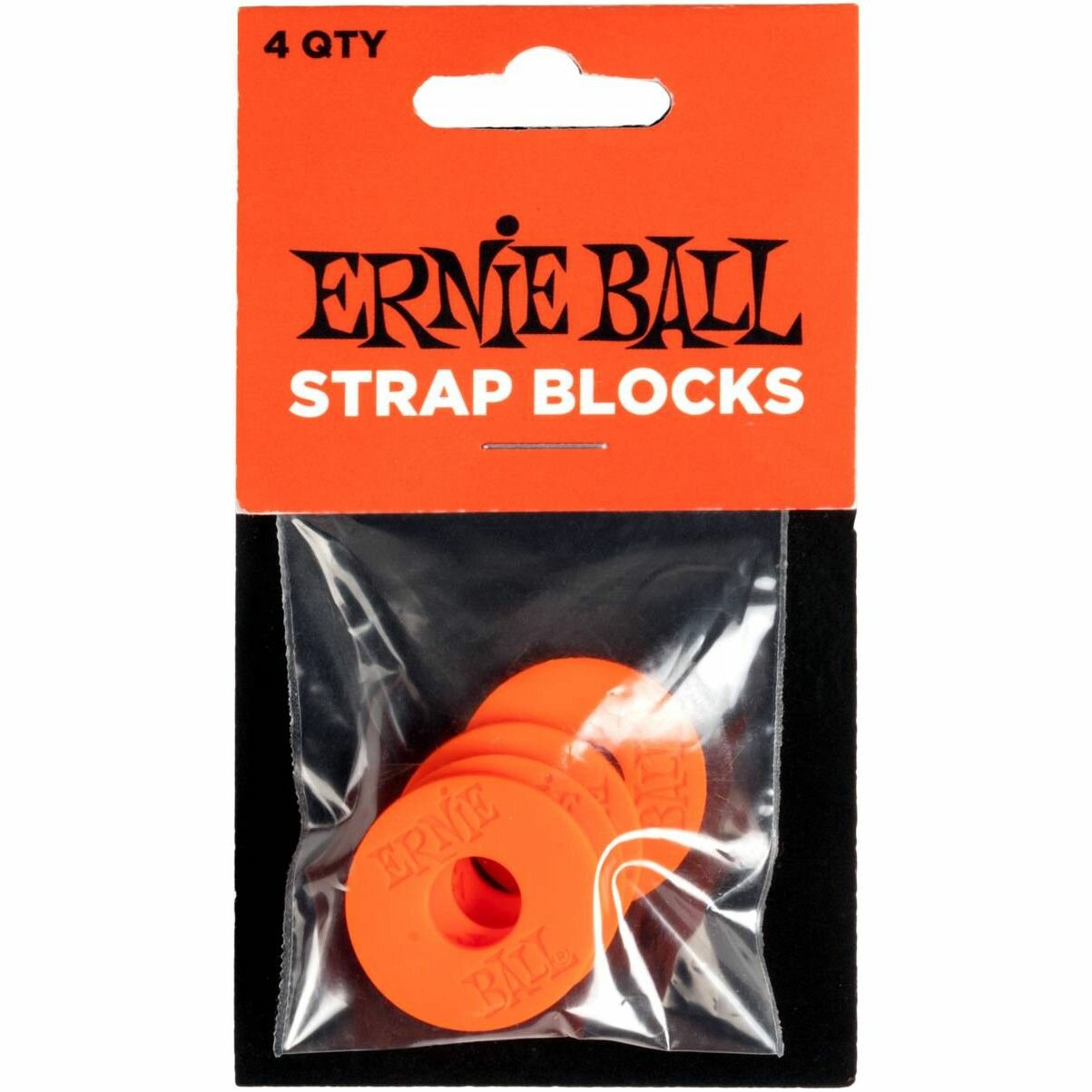 ERNIE BALL - фиксаторы ремня (страплок), 4 шт.