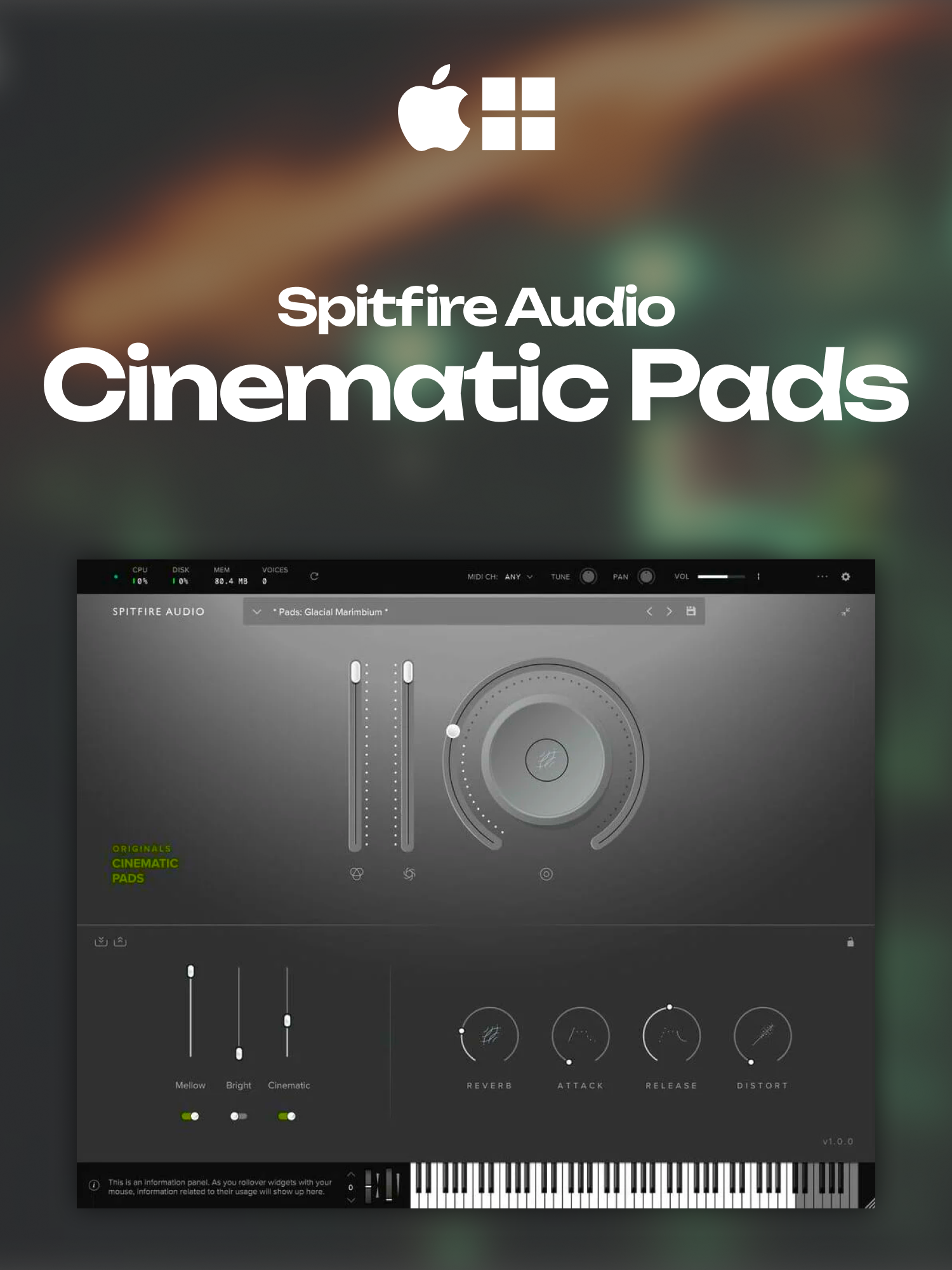 Spitfire Audio Originals: Cinematic Pads (Лицензионный ключ, бессрочно) для macOS & Windows