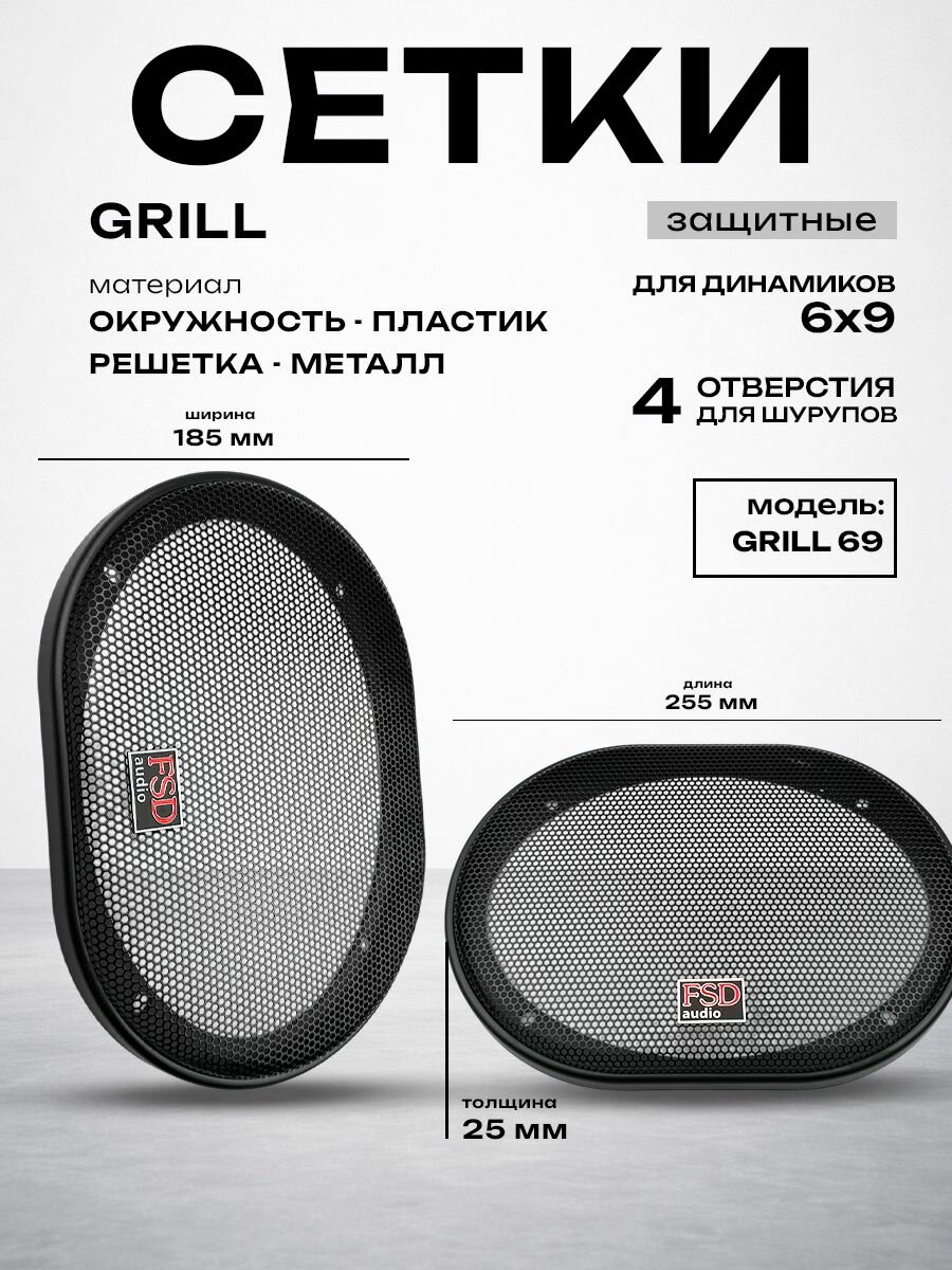 FSD audio Сетка защитная для автоакустики