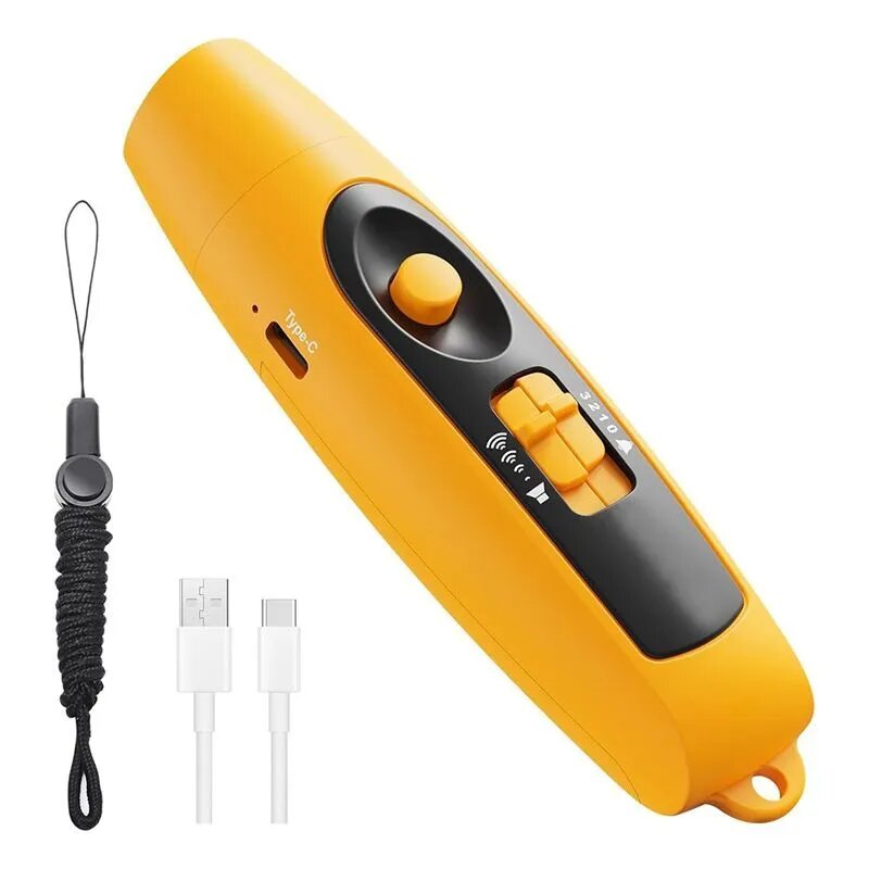 Электронный Свисток С Зарядкой Через USB, Для Тренеров Судей, Желтый