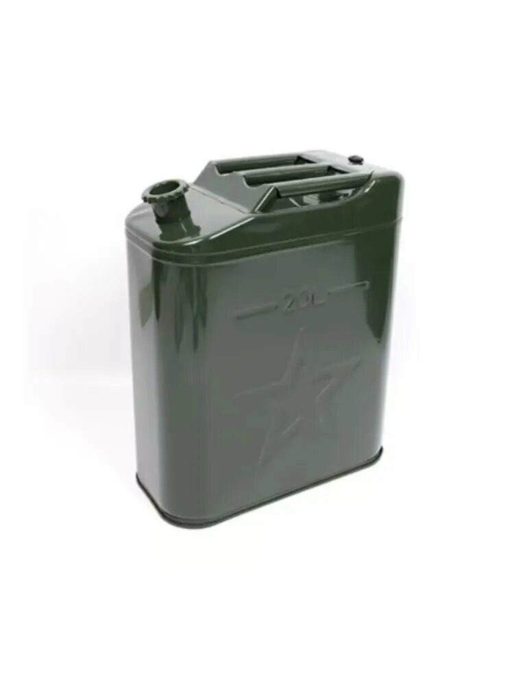 Канистра для ГСМ, 20 л (Цвет товара: green; Объём: 20 л; Ширина: 16.5 см; Высота: 46 см)