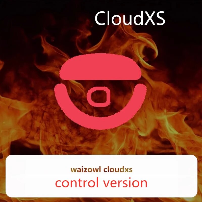 Комплект накладок Ultraglide для мыши Waizowl CloudXS ICE Красный, control version