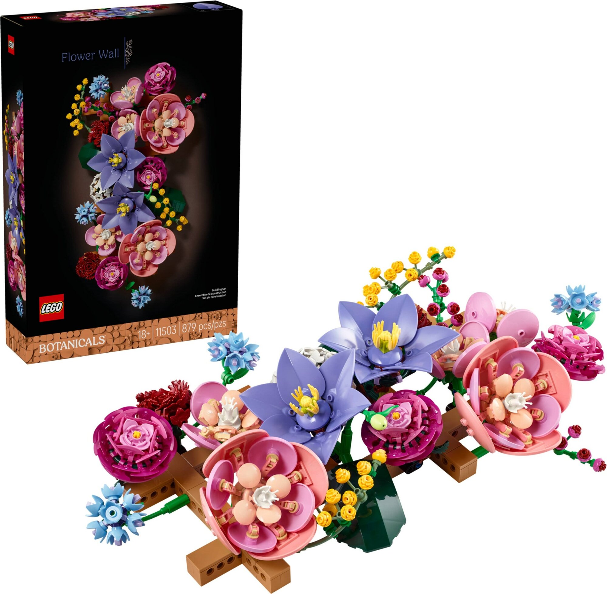 Конструктор LEGO Botanical Collection 11503 Настенные цветы, 879 деталей