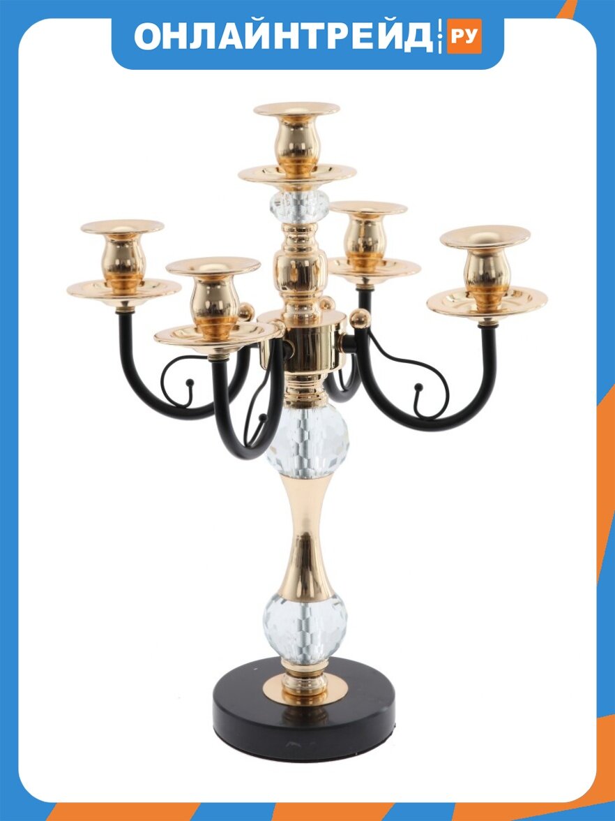 Подсвечник Remeco Collection для 5 свечей, L34,5 W34,5 H43,5 см (820086)