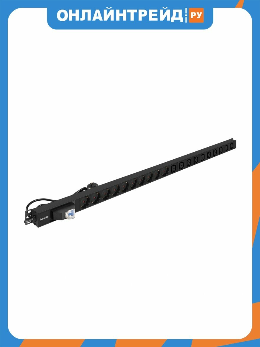 Блок розеток Exegate ServerPro PDU-V213 Al-10C1310S-EU2-1P (EX300291RUS)