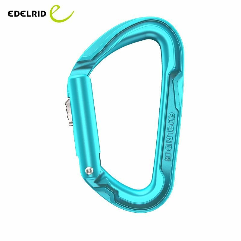 EDELRID Скользящий карабин для альпинизма и скалолазания-PURE SLIDER 3 синий