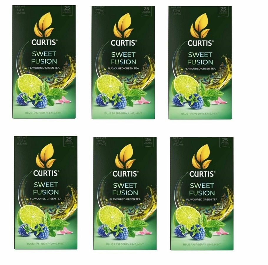 Curtis Чай Sweet Fusion, 25шт х2 г, 6шт