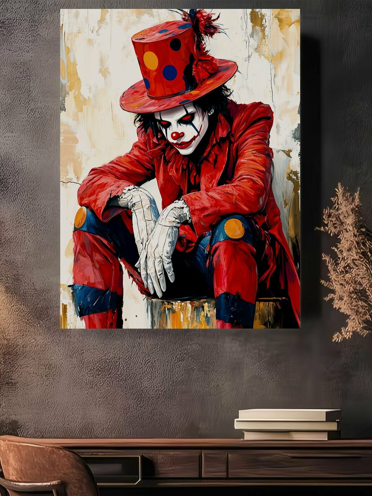 Картина "Печать струй" 55x75 см